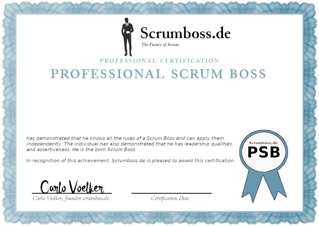Scrum Boss - die unterschätzte Rolle im Scrum